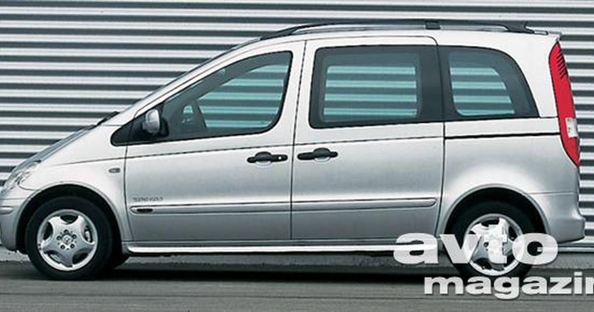 Mercedes-Benz Vaneo 1.9 Family - Testi - Avto-magazin.si